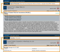 Current Awareness – Docket Navigator