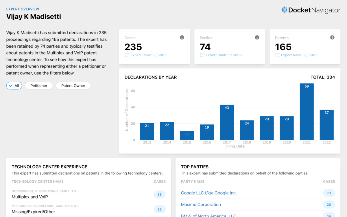 Time to Trial – Docket Navigator