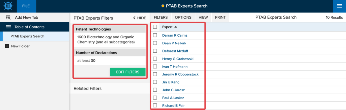PTAB Experts – Docket Navigator