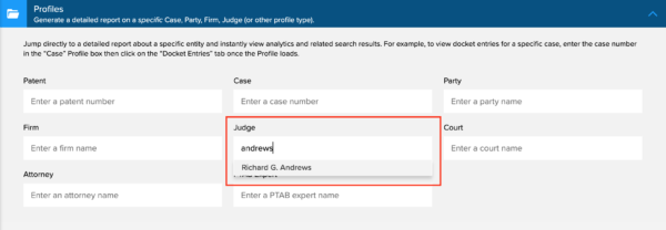 Judge Profile – Docket Navigator