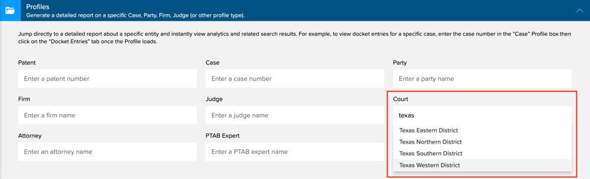 Court Profile – Docket Navigator