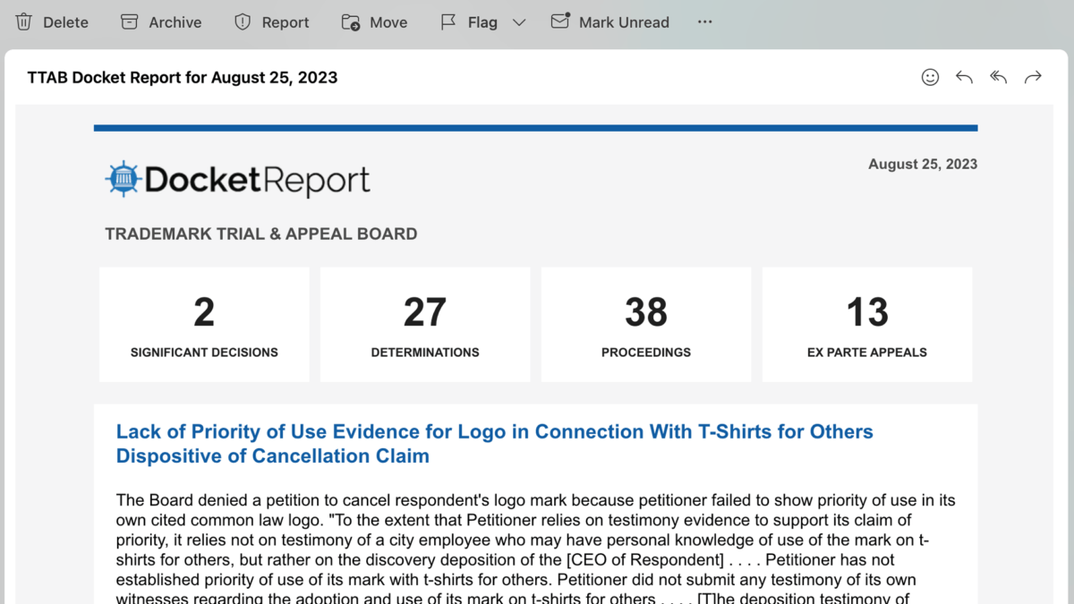 Docket Navigator – Litigation Research