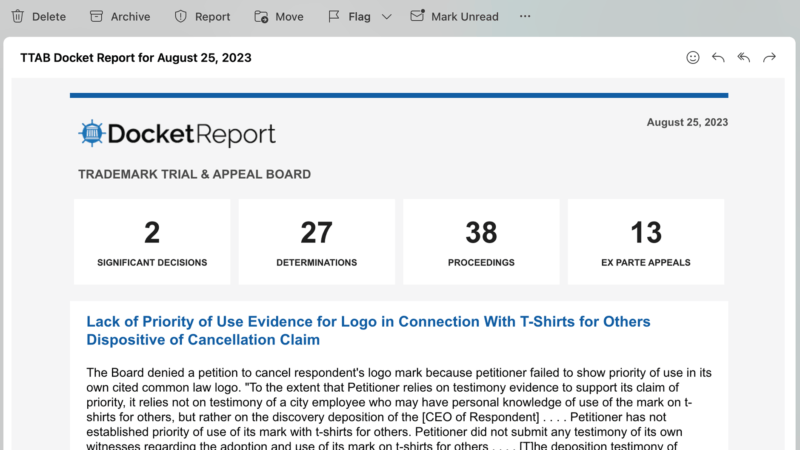 Terms Of Use – Docket Navigator